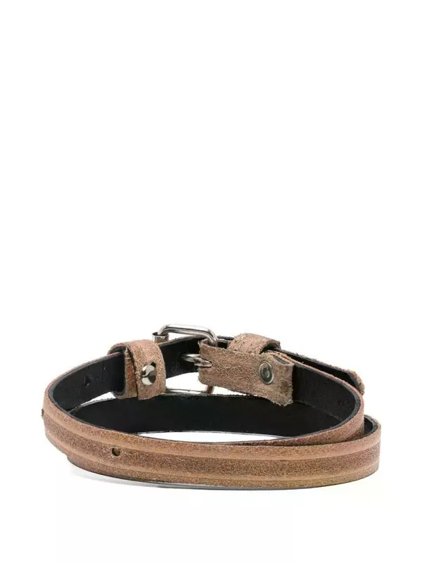 MARINA YEE Classic Buckle-fastening Bracelet - Brown