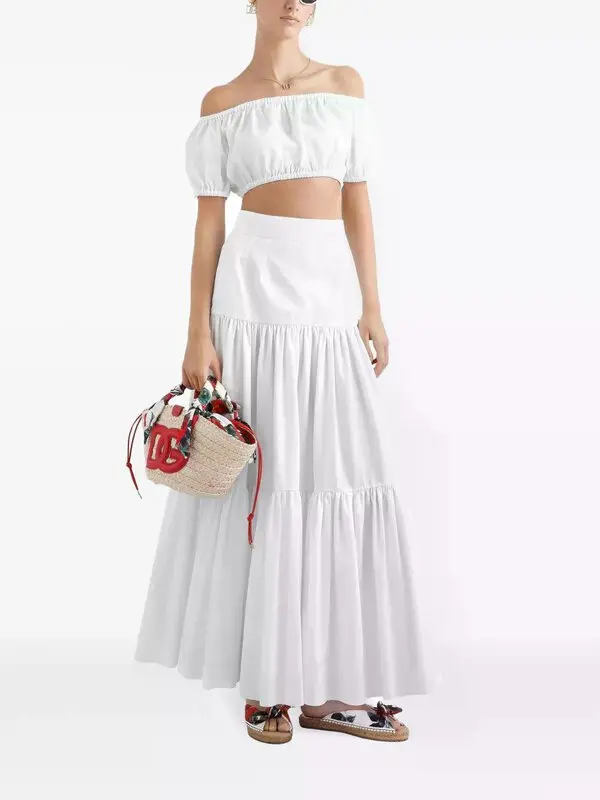 Dolce & Gabbana Tiered Maxi Skirt