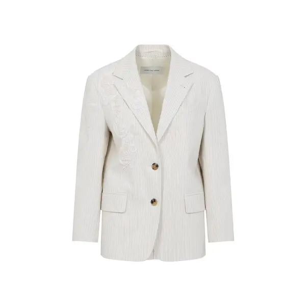 Dries Van Noten Tailored Blazer With Floral Embroidery - Multicolor