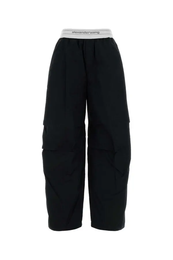 Alexander Wang Cotton Blend Elasticated Waistband Pants
