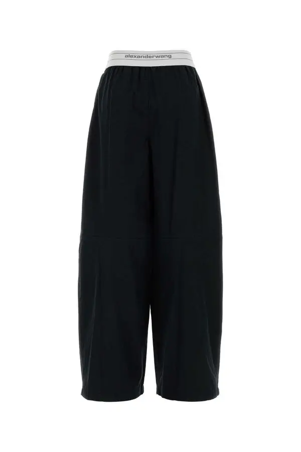Alexander Wang Cotton Blend Elasticated Waistband Pants