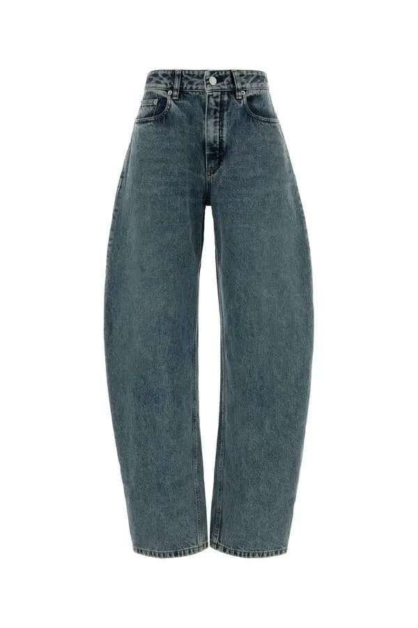 Alaïa Denim Jeans With Tassel Detail