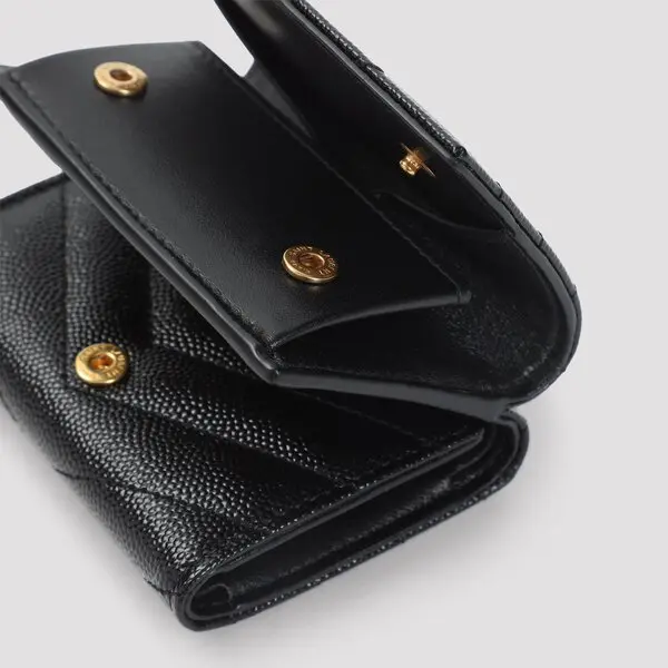 Saint Laurent Compact Card Holder - Black
