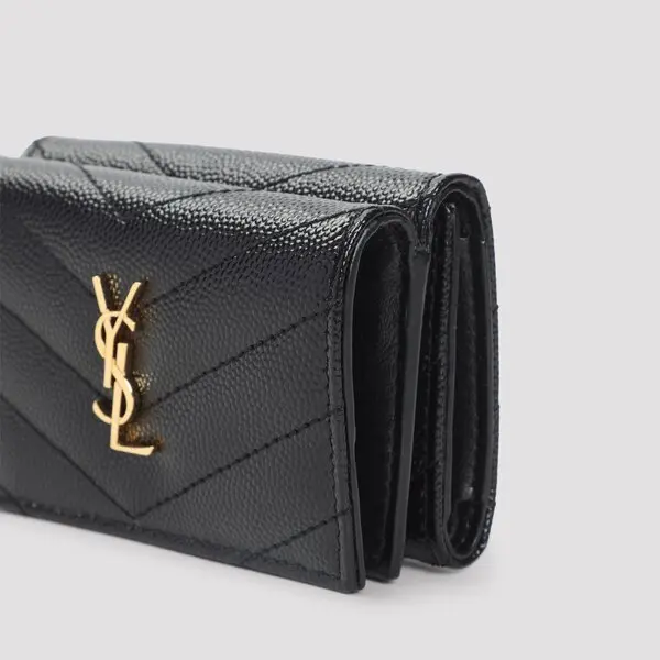 Saint Laurent Compact Card Holder - Black