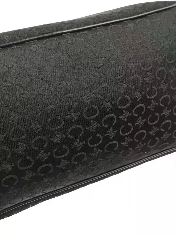 Celine Macadam Pattern Handbag - Black