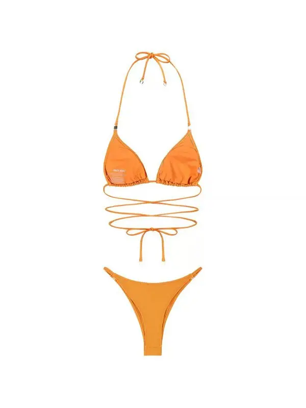 DAZE DAYZ Tangelo Wrap-around Triangle Bikini