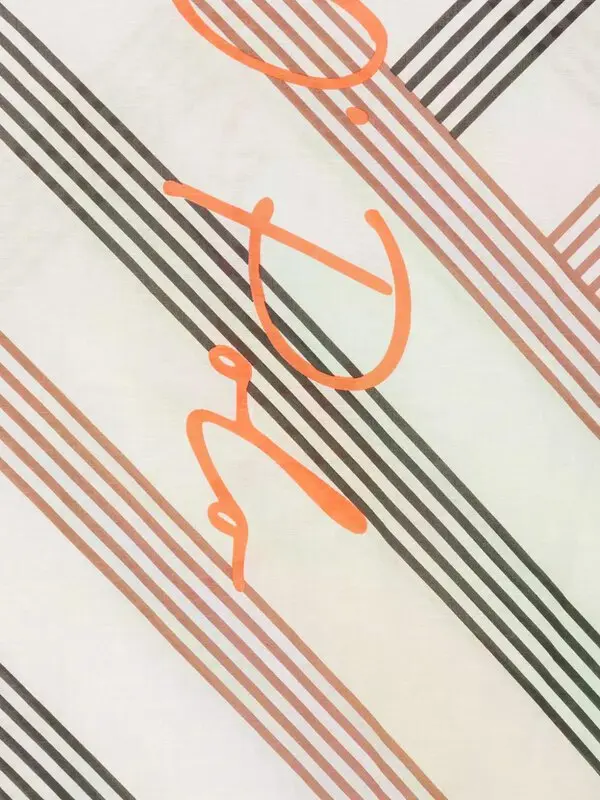 Marc O'polo Striped Logo-print Scarf
