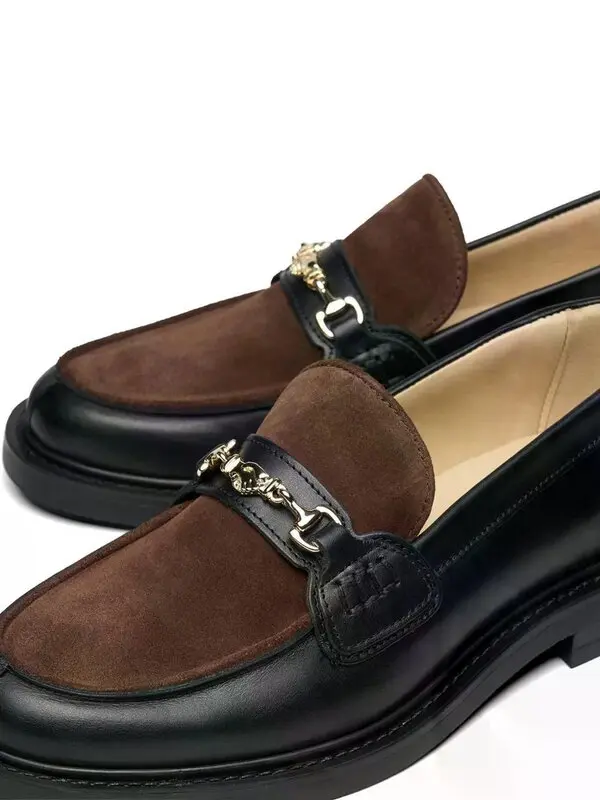 Filling Pieces Panelled Buckled Loafers
