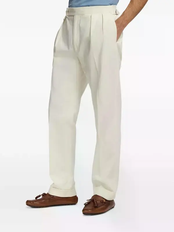 Ralph Lauren Purple Label Gregory Double-pleated Tailored Trousers