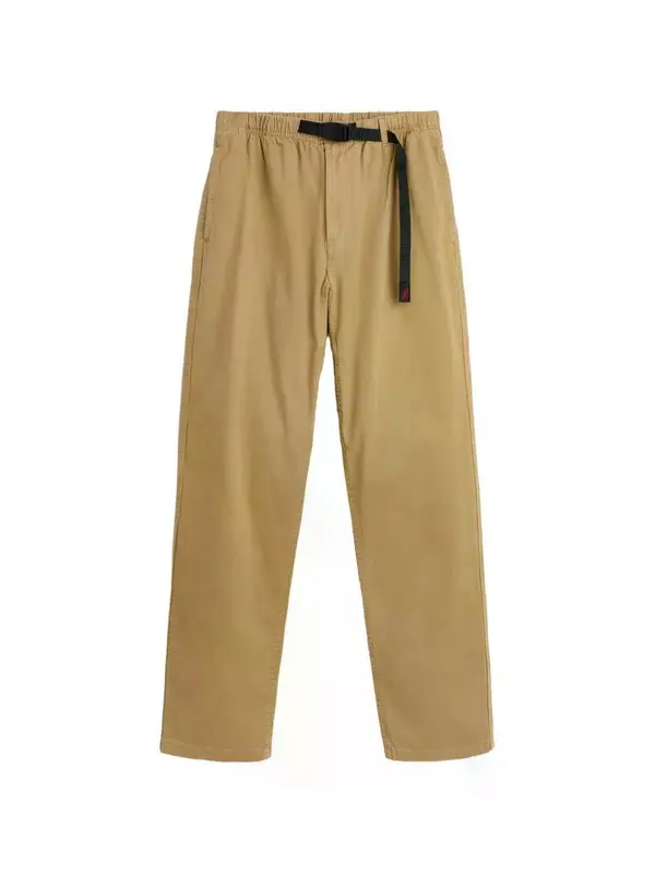 Gramicci Belted Cotton Trousers - Brown