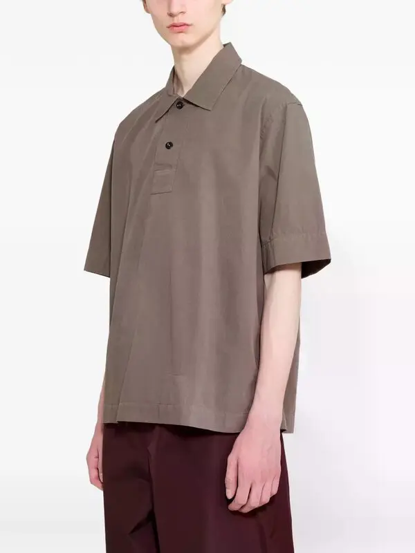 MARGARET HOWELL Mhl. Offset Placket Polo Shirt