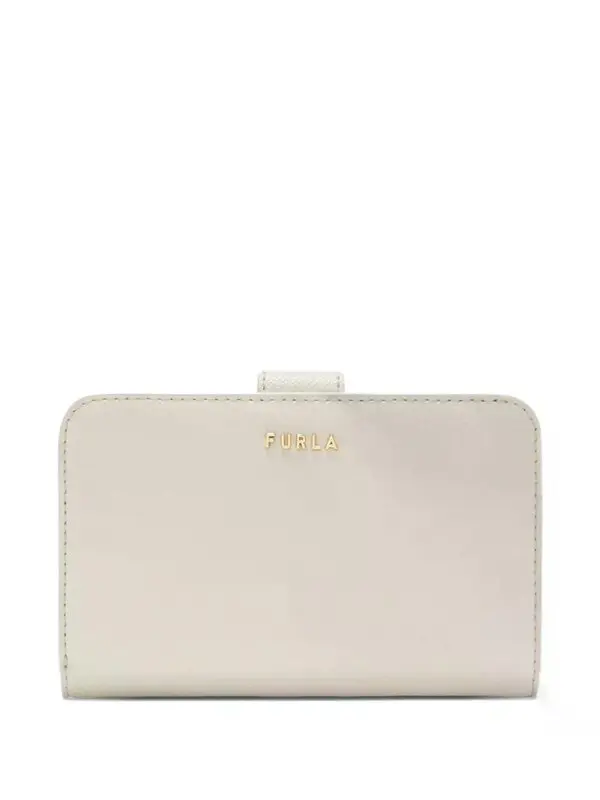 Furla Logo-plaque Leather Wallet - White