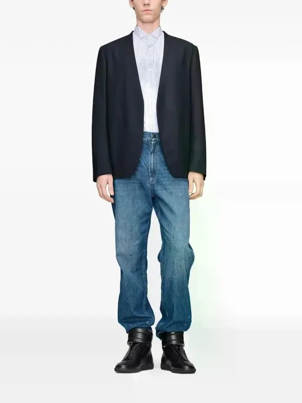 MAISON MARGIELA Collarless V-neck Jacket
