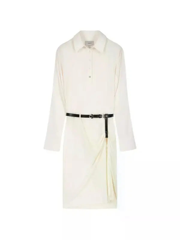 Coperni Belted Draped Dress