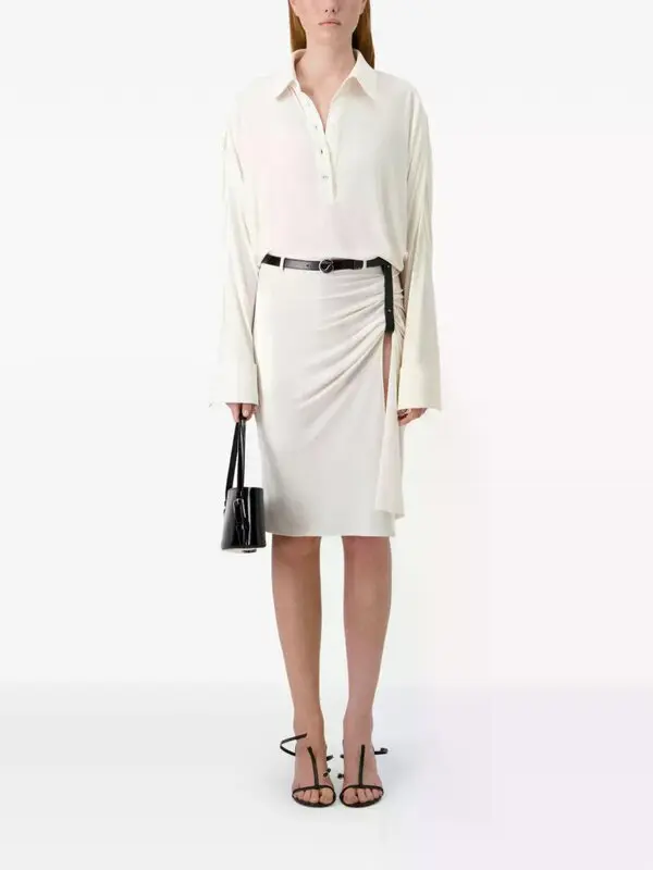 Coperni Belted Draped Dress