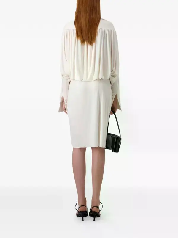 Coperni Belted Draped Dress