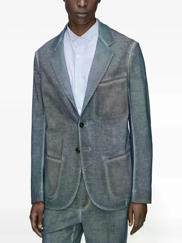 MAISON MARGIELA Double-dyed Single-breasted Blazer