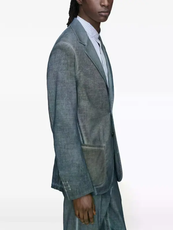 MAISON MARGIELA Double-dyed Single-breasted Blazer