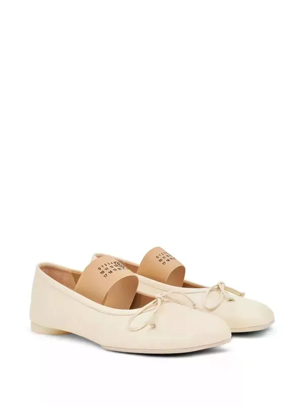 MAISON MARGIELA Anatomic Numeric-strap Ballet Flats