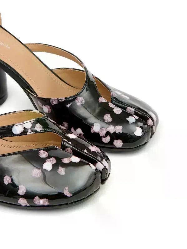 MAISON MARGIELA Tabi Confetti-print Heeled Pumps