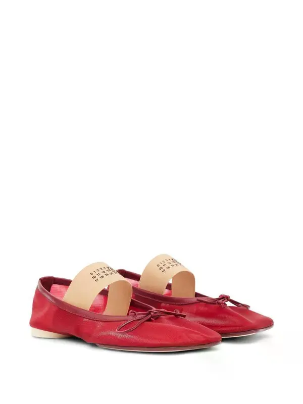 MAISON MARGIELA Numeric-strap Anatomic Ballet Flats