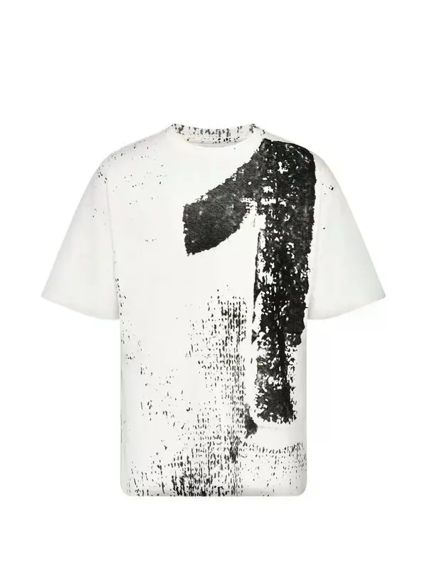 MAISON MARGIELA 10 Print Cotton T-shirt - White