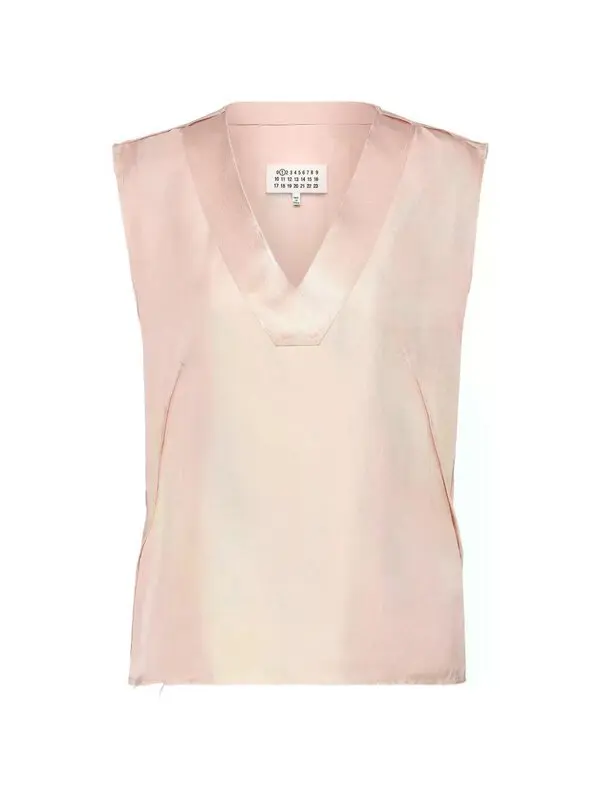 MAISON MARGIELA V-neck Sleeveless Top