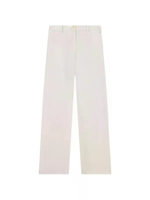 Armani Exchange Beige Wide Leg Trousers