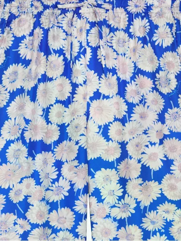 Stella McCartney Daisy Print Drawstring Trousers