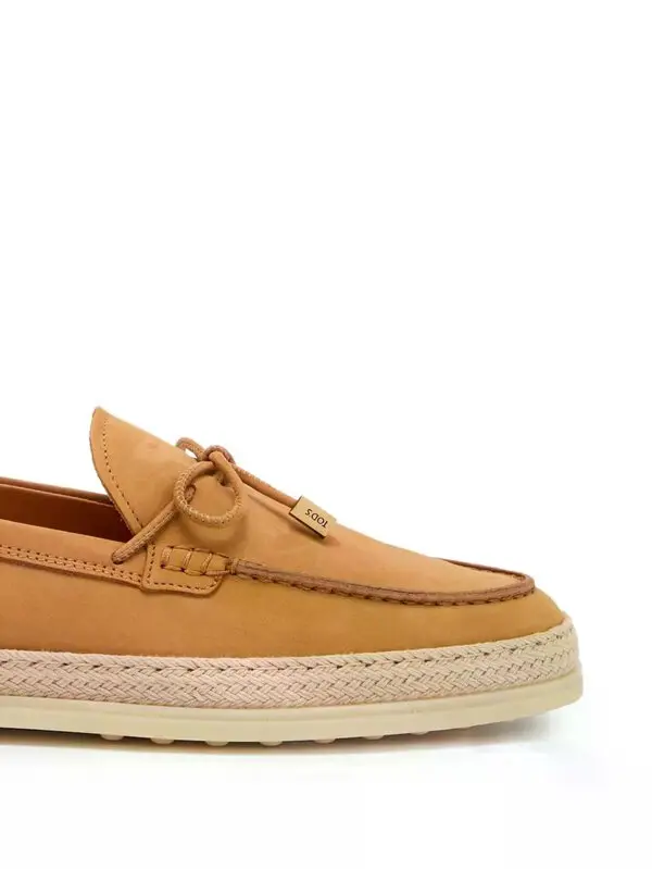 TOD'S Suede Espadrilles With Bow Detail