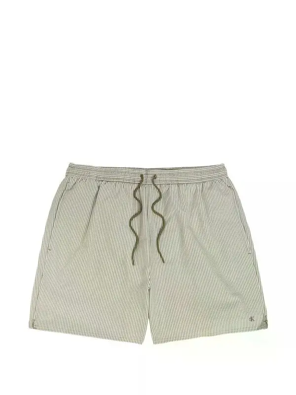 Calvin Klein Striped Drawstring Swim Shorts