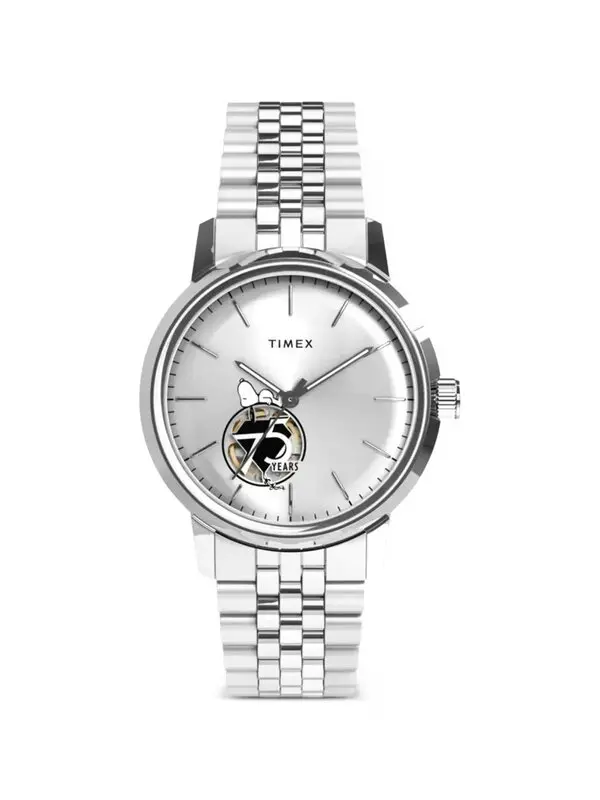 TIMEX Peanuts 75th Anniversary Automatic Watch - Silver