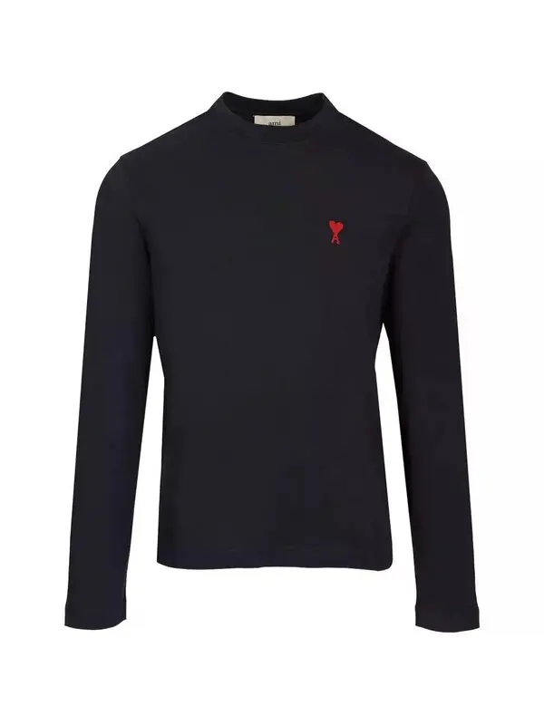 AMI Paris De Cœur Long-sleeve T-shirt - Blue