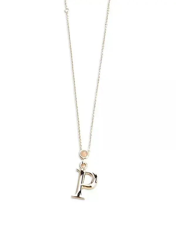 Chloé P Pendant Necklace - Gold