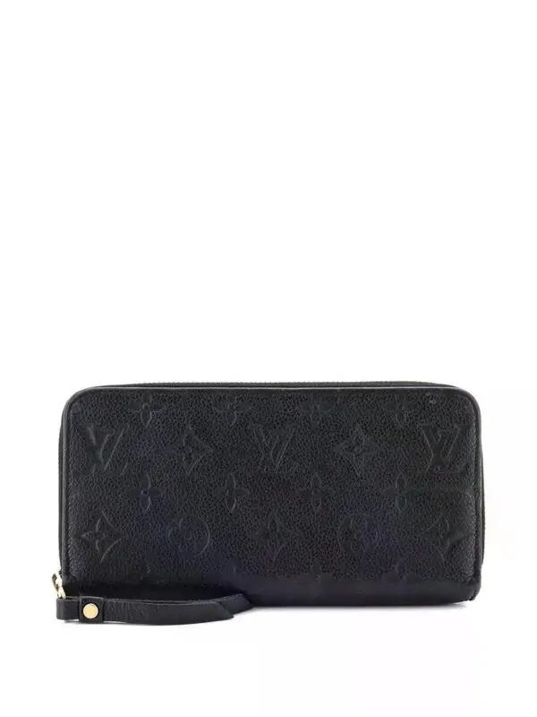 LOUIS VUITTON Zippy Wallet Monogram Empreinte Leather Small Wallets