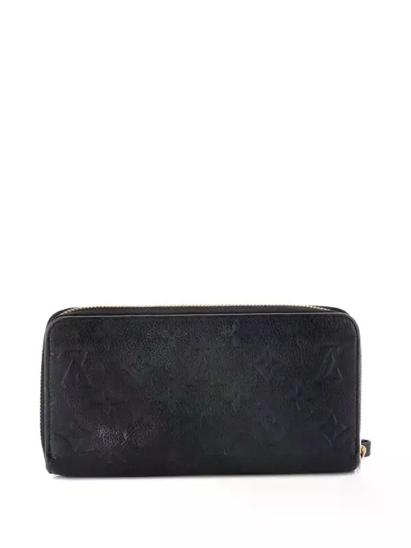 LOUIS VUITTON Zippy Wallet Monogram Empreinte Leather Small Wallets