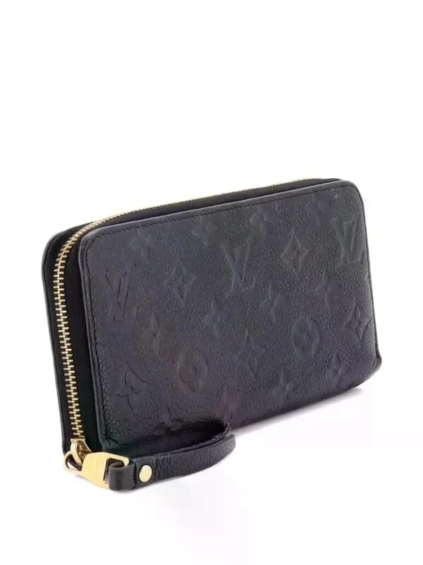 LOUIS VUITTON Zippy Wallet Monogram Empreinte Leather Small Wallets