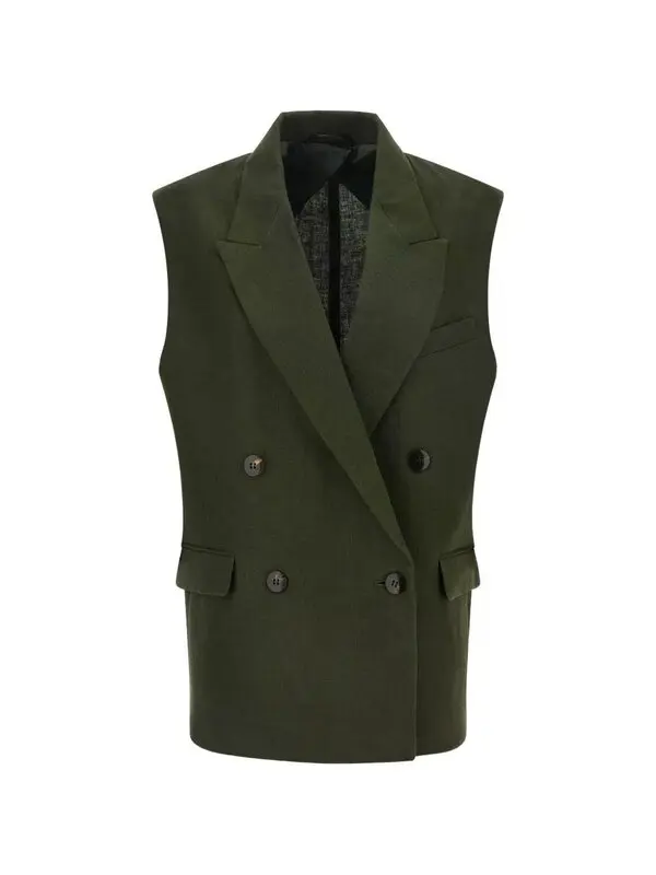 Max Mara Aia Double-breasted Waistcoat