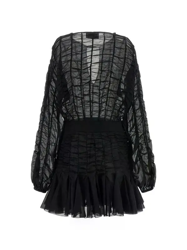 GIOVANNI BEDIN Cotton Smock Effect Mini Dress