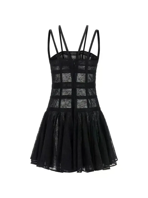 GIOVANNI BEDIN Lace Bustier Mini Dress