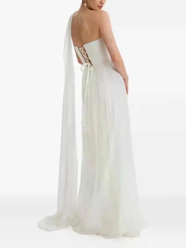 FRAMBOISE Vondra One-shoulder Maxi Dress