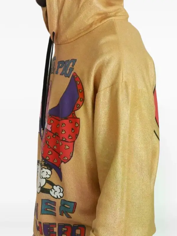 Dolce & Gabbana Glitter Graphic Hoodie