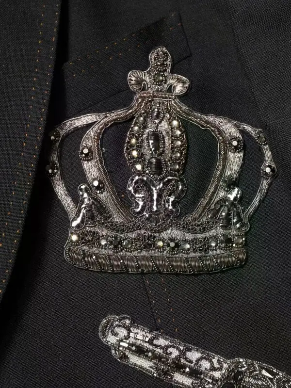 Dolce & Gabbana Embellished Shawl-lapel Blazer