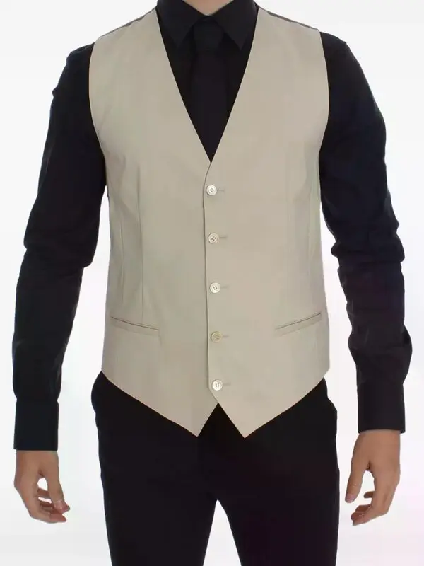 Dolce & Gabbana V-neck Button-up Vest