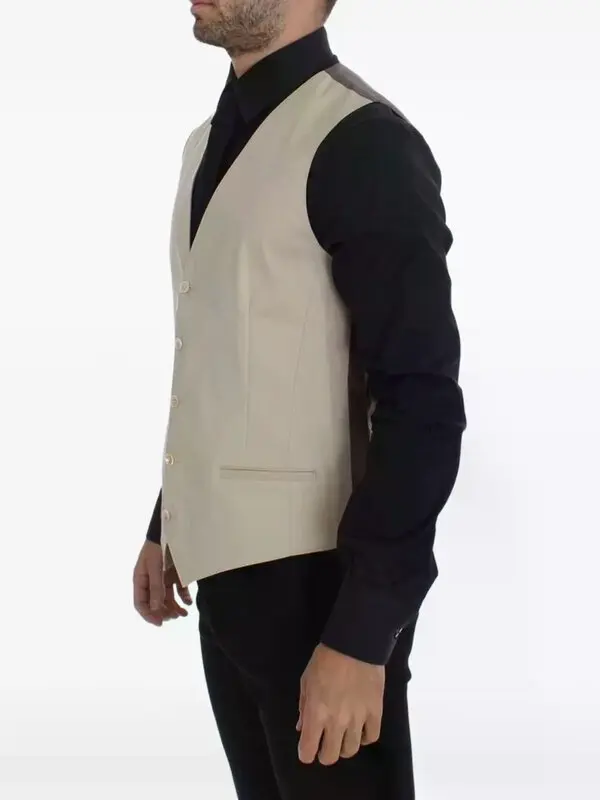 Dolce & Gabbana V-neck Button-up Vest