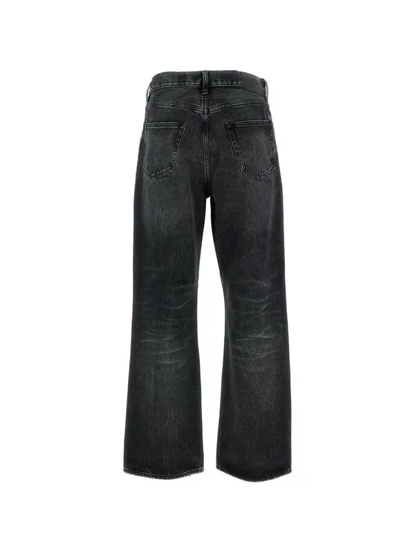 SUNFLOWER Kick-flare Raw-denim Jeans