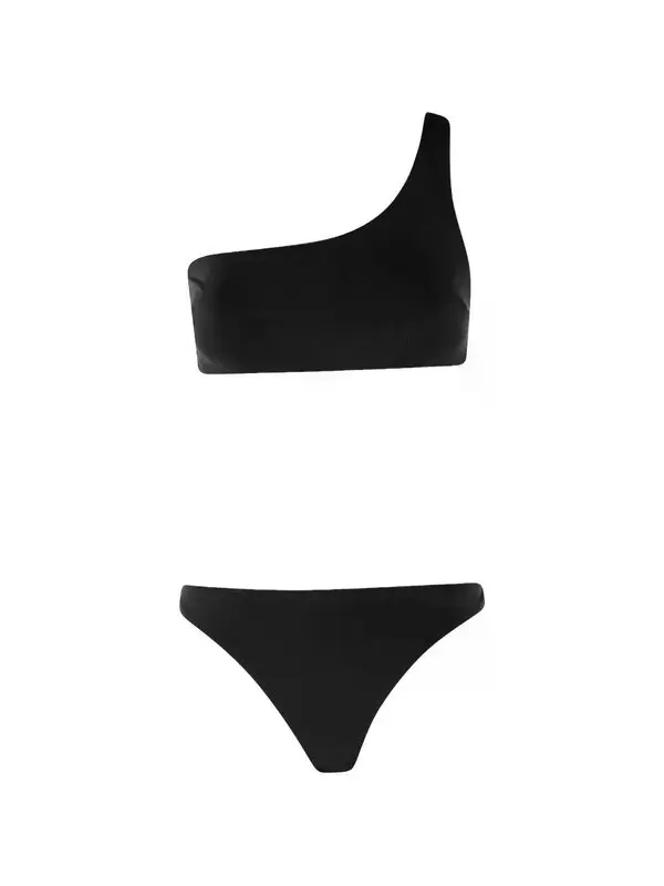 Federica Tosi One-shoulder Bikini - Black
