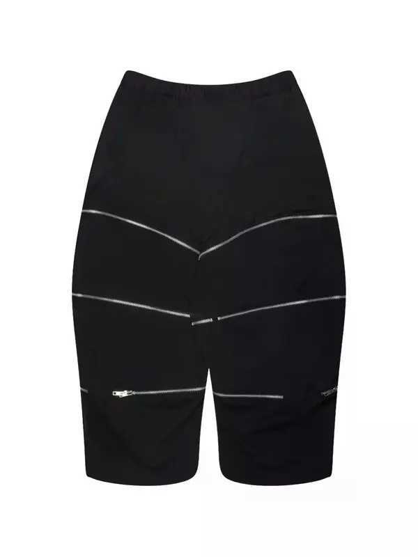 Comme Des Garçons Zipper-detail Wide-leg Trousers