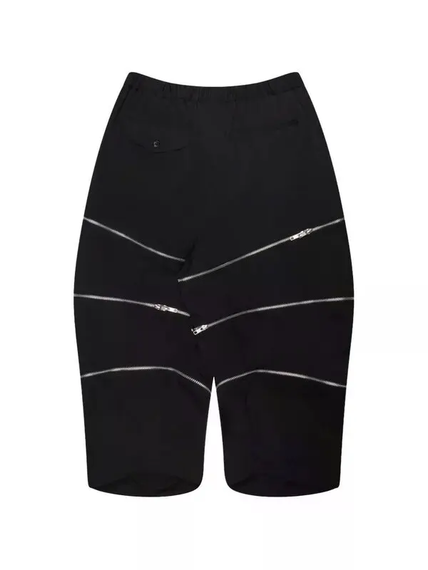 Comme Des Garçons Zipper-detail Wide-leg Trousers
