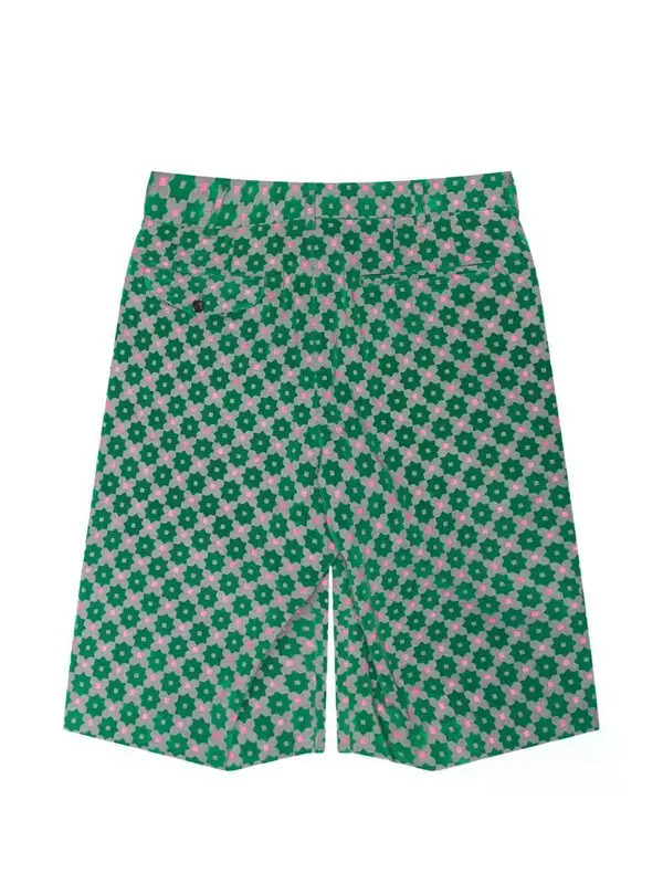 Comme Des Garçons Floral Print Running Shorts